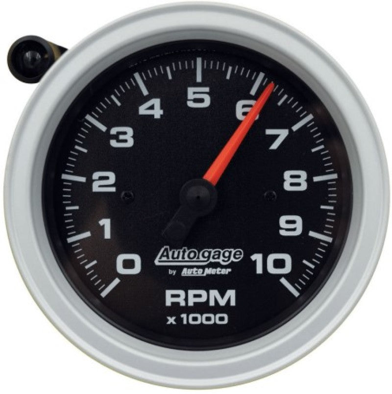 AutoMeter Tachometer Gauge 10K RPM 3 3/4in Pedestal w/Ext. Shift-Light – HPTautosport