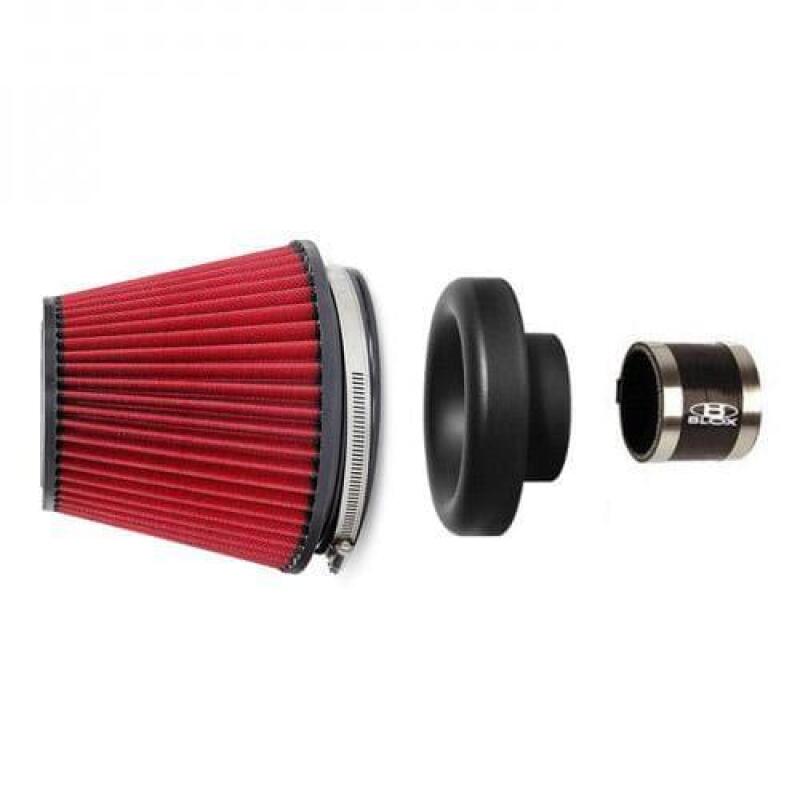 BLOX Racing Performance Filter Kit w/ 4.0inch Velocity Stack Air Filte ...