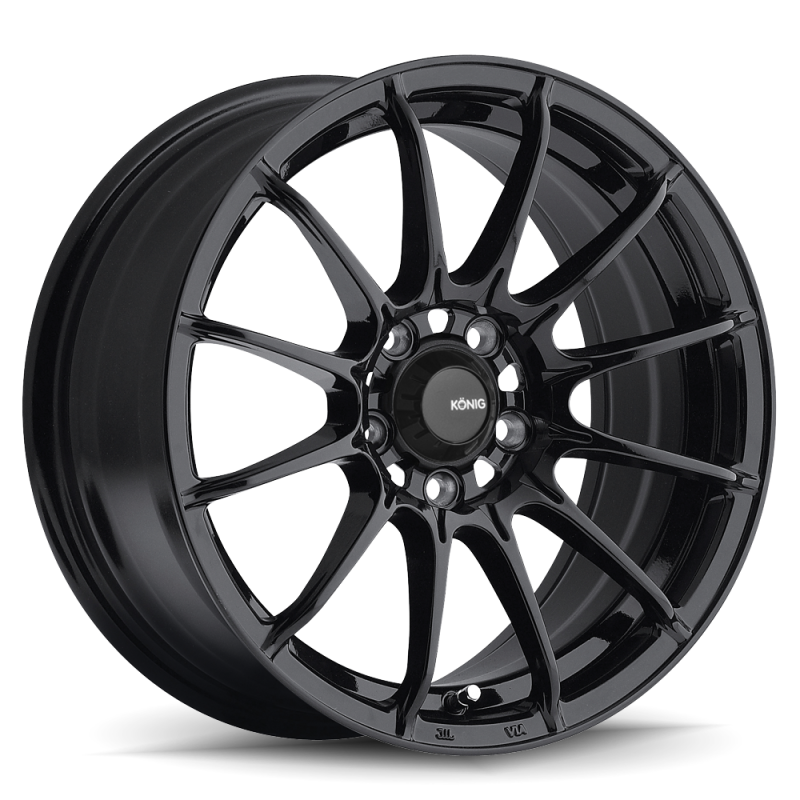 Konig Dial In 15x8 4x100 ET25 Gloss Black – HPTautosport
