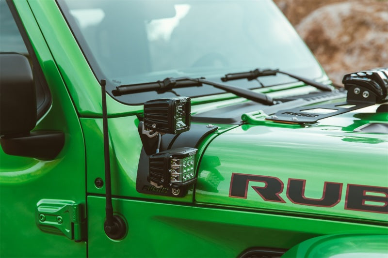 Rigid Industries 2018 Jeep JL - Cowl Mount Short Extension Arm Kit ...