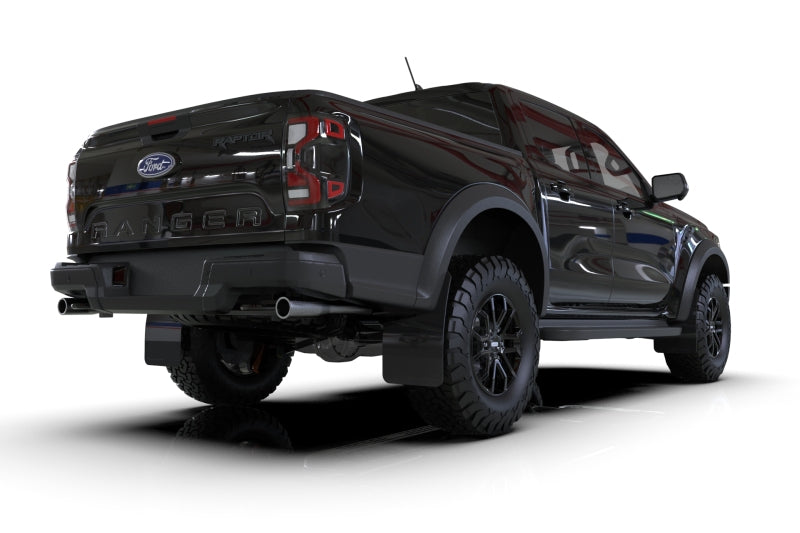 Rally Armor 23-25 Ford Ranger Raptor Black UR Mud Flap Metallic Black ...