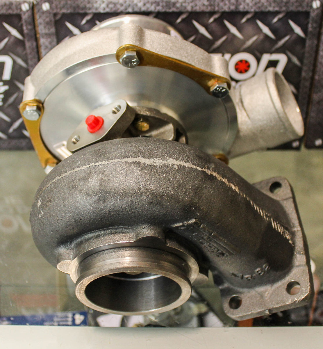 Precision Turbo 6262 Billet CEA Journal Bearing 705HP T3 Vband .82 A/R ...